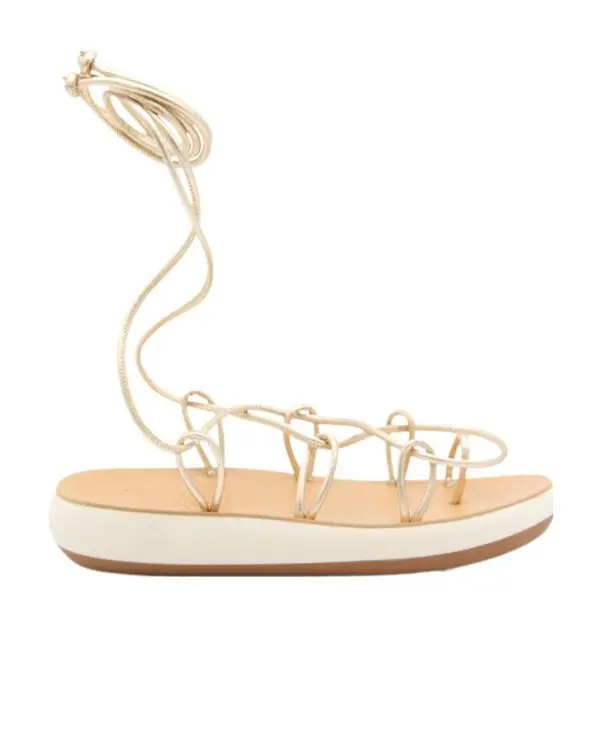 ANCIENT GREEK SANDALS Lace-up Minimal Sandals - Nude