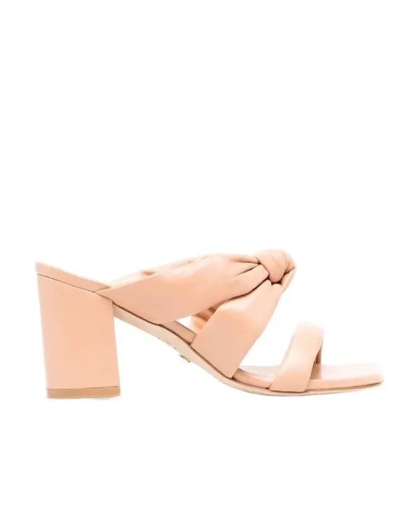 STUART WEITZMAN Play 75 Knot-detail Sandals - Nude