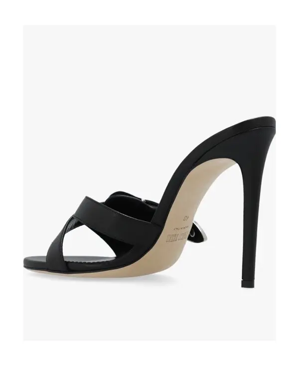 Paris Texas Buckle-detail Mules