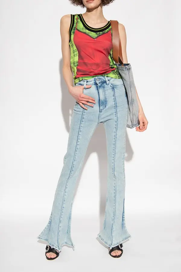Paris Texas Buckle-detail Mules