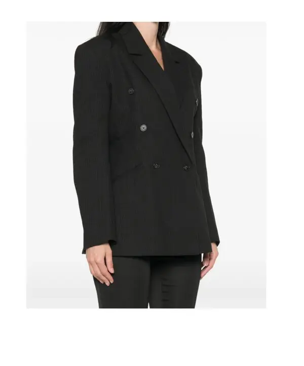 THE FRANKIE SHOP Vertical Stripe Blazer