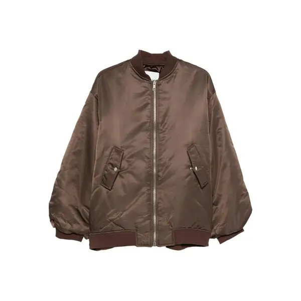 THE FRANKIE SHOP Ma1 Bomber Jacket - Brown