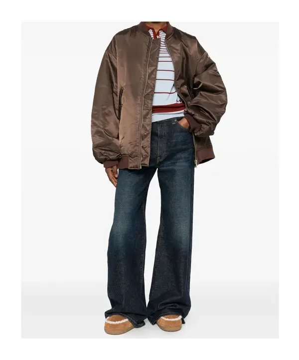 THE FRANKIE SHOP Ma1 Bomber Jacket - Brown