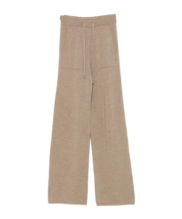 Max Mara Drawstring Casual Pants - Beige