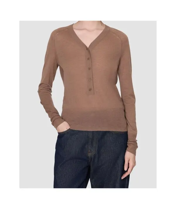 JOSEPH Fine-knit V-neck Cardigan