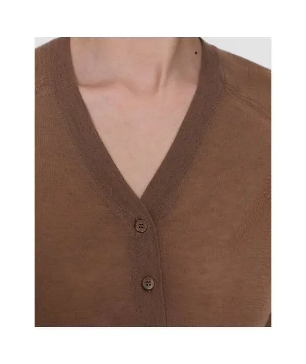 JOSEPH Fine-knit V-neck Cardigan