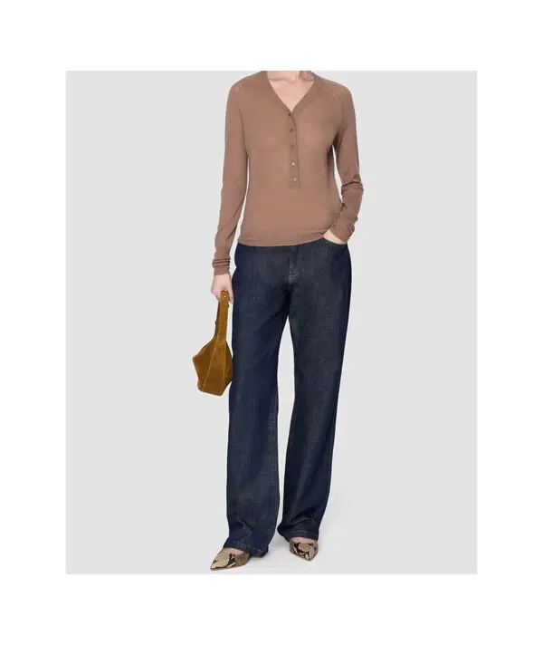 JOSEPH Fine-knit V-neck Cardigan