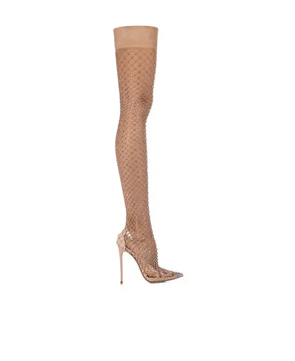LE SILLA Gilda Thigh-high Boot - Nude