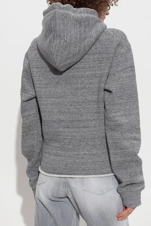 Dsquared2 Printed Distressed Hoodie