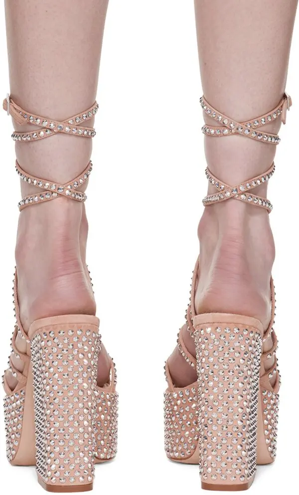 Paris Texas Embellished Platform Sandals