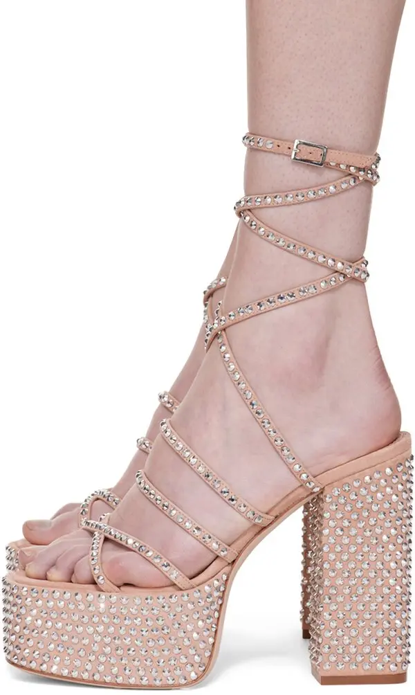 Paris Texas Embellished Platform Sandals