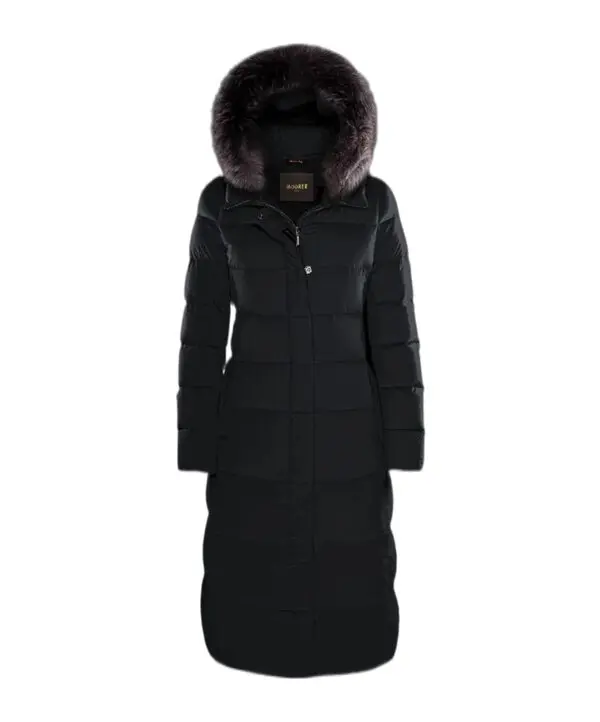 MOORER Zagarakn Hooded Padded Coat With Fur Trim