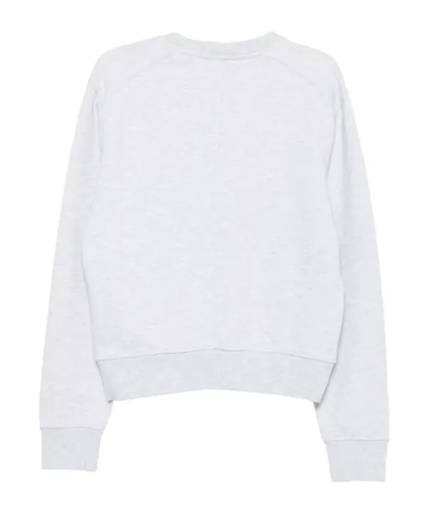 ENTIRE STUDIOS Ribbed Crewneck Sweatshirt - Light Gray