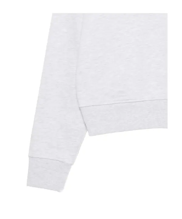 ENTIRE STUDIOS Ribbed Crewneck Sweatshirt - Light Gray