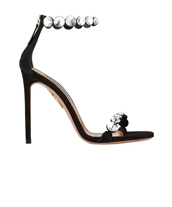 AQUAZZURA Maxi Tequila 110mm Crystal-embellished Sandals