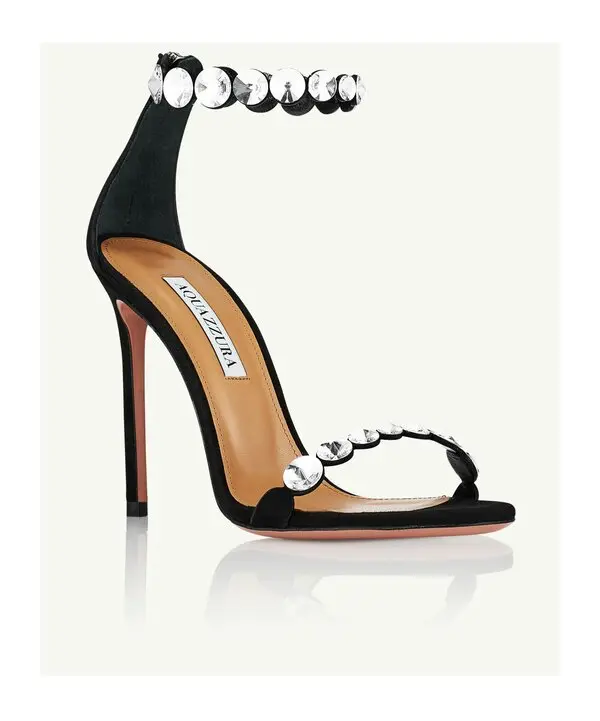 AQUAZZURA Maxi Tequila 110mm Crystal-embellished Sandals