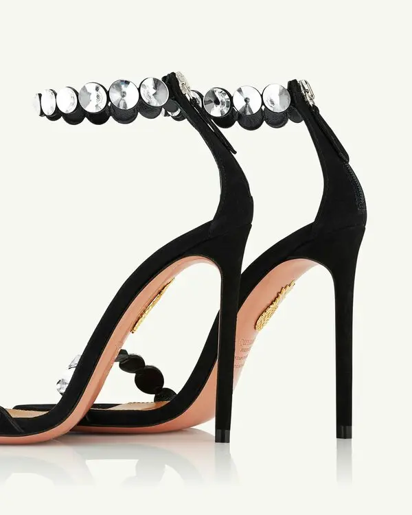 AQUAZZURA Maxi Tequila 110mm Crystal-embellished Sandals
