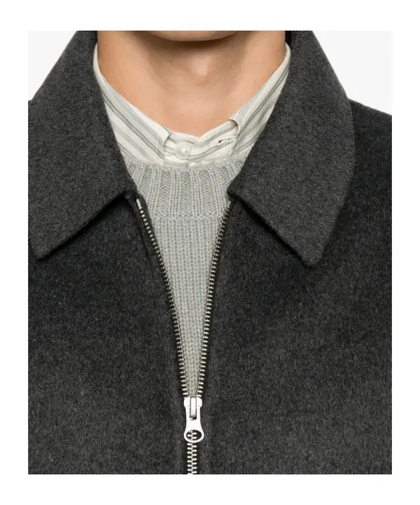 SAMSOE SAMSOE Wool Zip-up Jacket