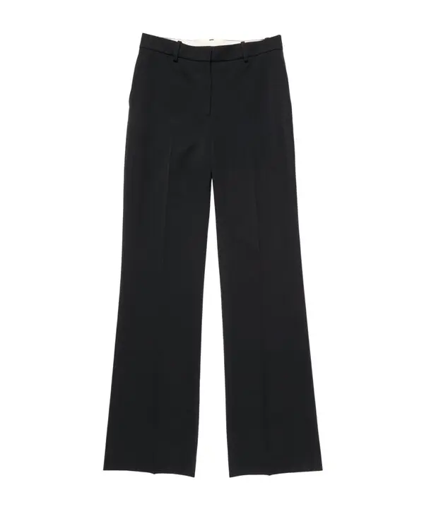 Acne Studios Wool Casual Trousers - Navy Blue