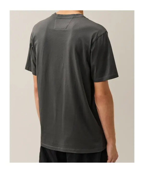 C.P. COMPANY 30/1 Jersey Short Sleeve Logo Patch T-shirt