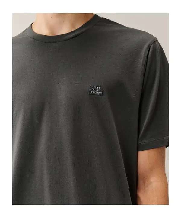 C.P. COMPANY 30/1 Jersey Short Sleeve Logo Patch T-shirt
