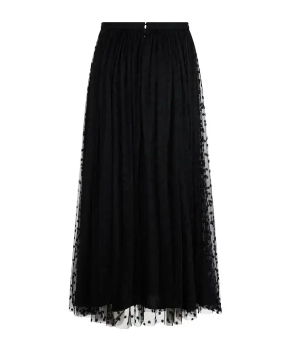 Alberta Ferretti Layered Maxi Skirt - Black