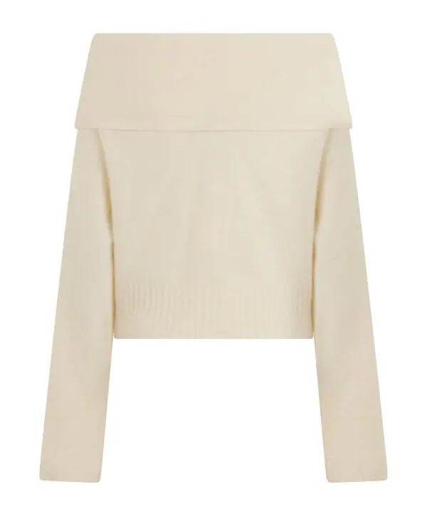 Giuseppe Di Morabito Off-the-shoulder Long-sleeve Sweater