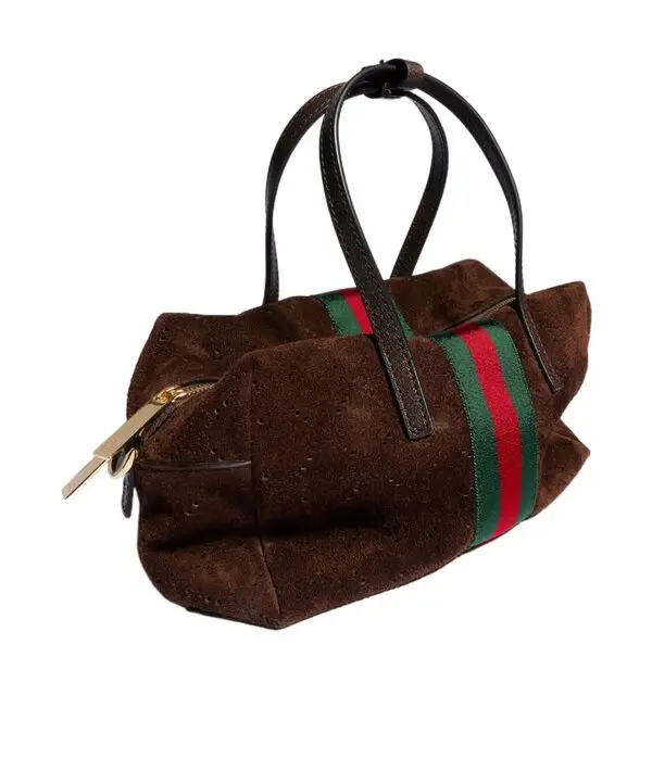 Gucci Small Boston Bag With Web