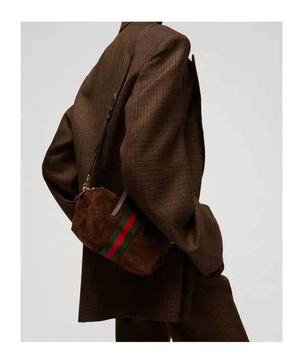 Gucci Small Boston Bag With Web