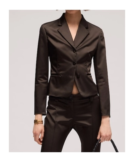 Gucci Stretch Acetate Duchesse Jacket
