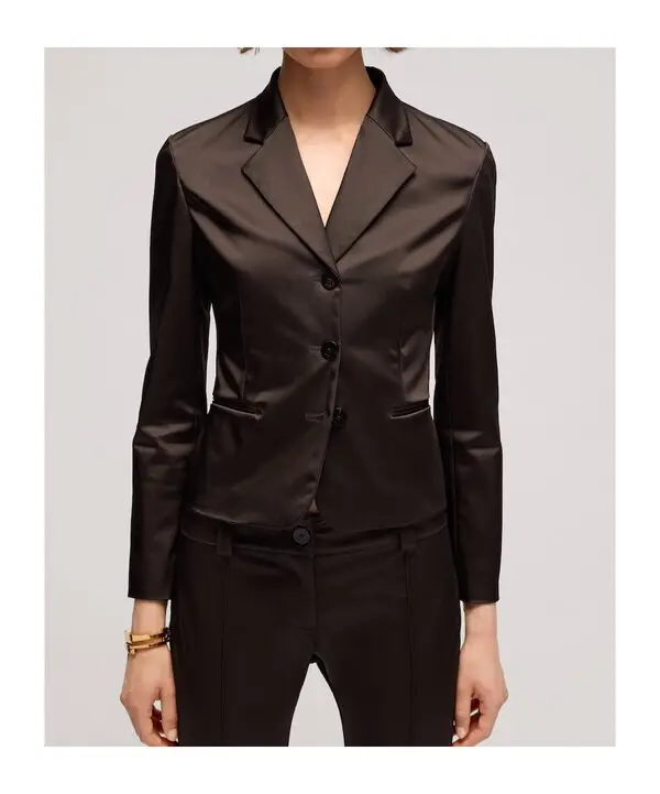 Gucci Stretch Acetate Duchesse Jacket