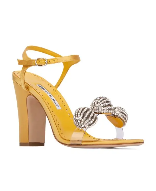 Manolo Blahnik Ostria 90mm Star-embellished Sandals