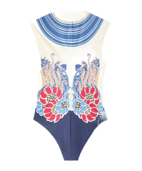 La DoubleJ Floral-print Swimsuit