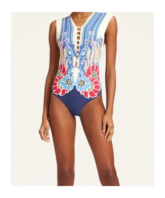 La DoubleJ Floral-print Swimsuit