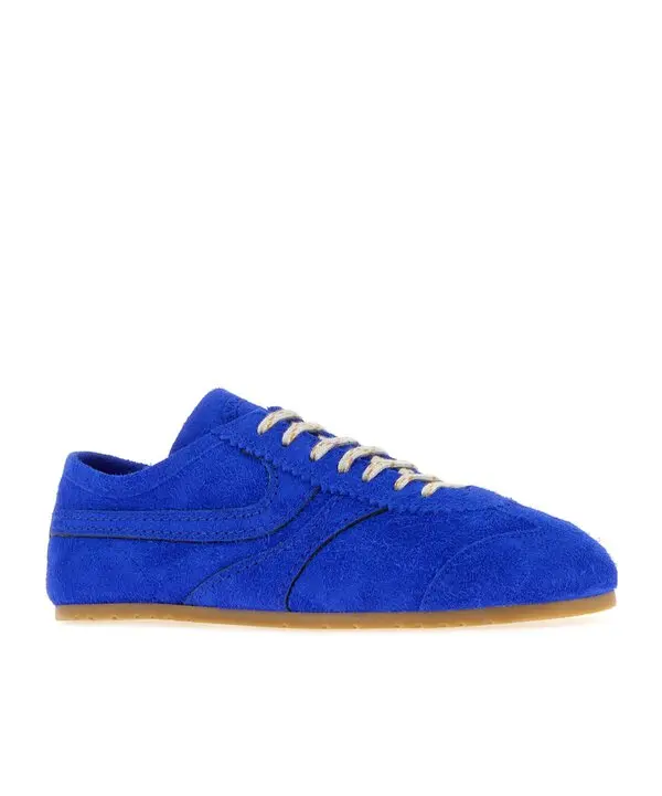Dries Van Noten Flat-soled Suede Sneakers
