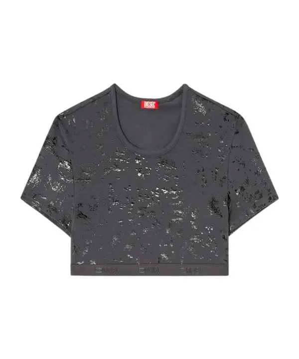 DIESEL® Irma-gft Cropped Top - Grey