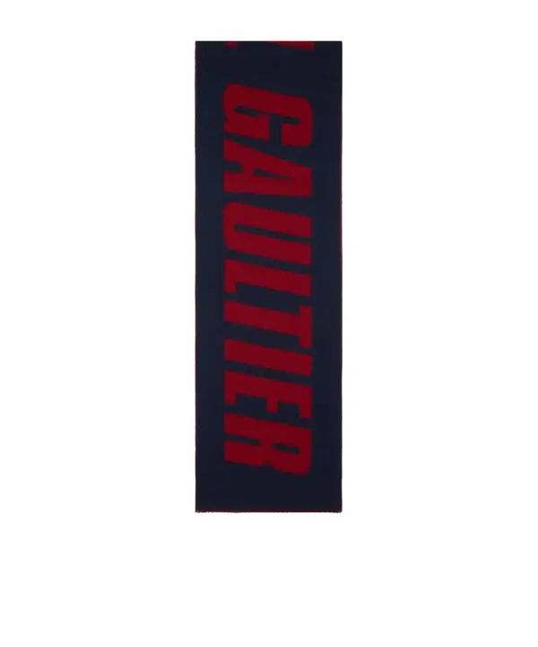 JEAN PAUL GAULTIER Letter-print Scarf