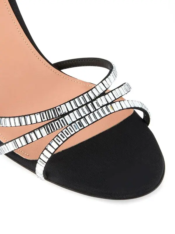 AQUAZZURA Crystal-embellished Slingback Sandals
