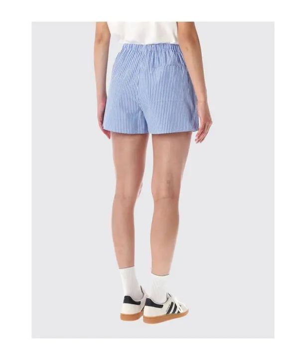 SPORTY  RICH Sporty Rich Popeline Striped Shorts