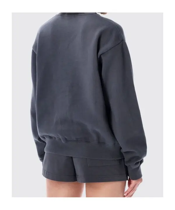 SPORTY  RICH Sporty Rich Varsity Logo Crew Neck Sweatshirt
