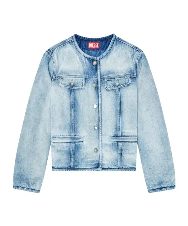 DIESEL® De-grafy-fsi1 Denim Jacket - Light Blue