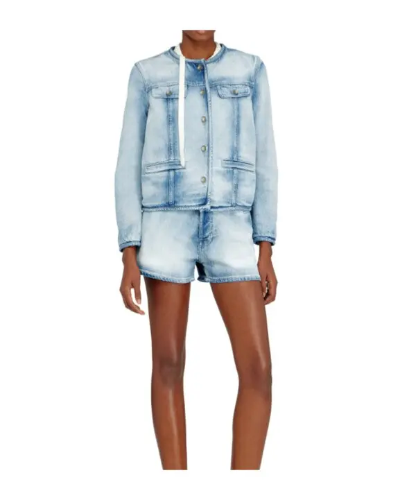DIESEL® De-grafy-fsi1 Denim Jacket - Light Blue