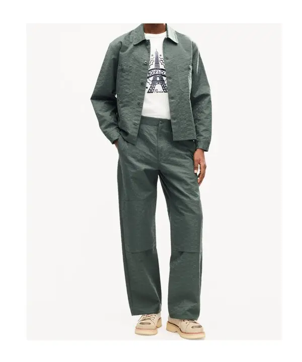 Kenzo Kenzogram' Double Knee Chino In Cotton