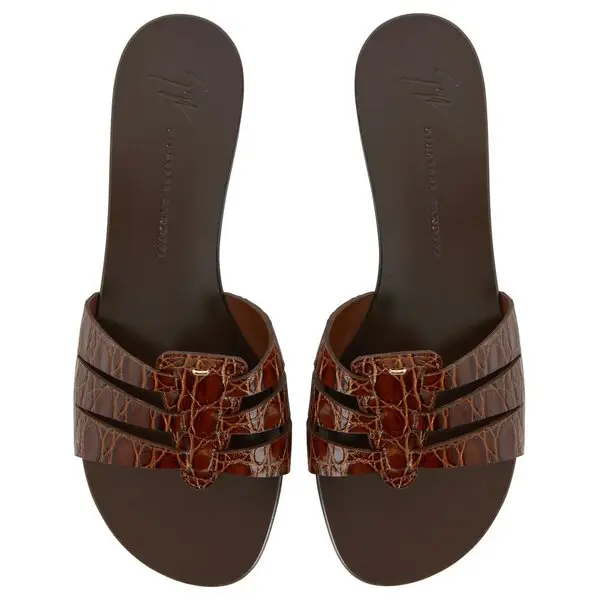GIUSEPPE ZANOTTI Adheline Strappy Slide Sandals