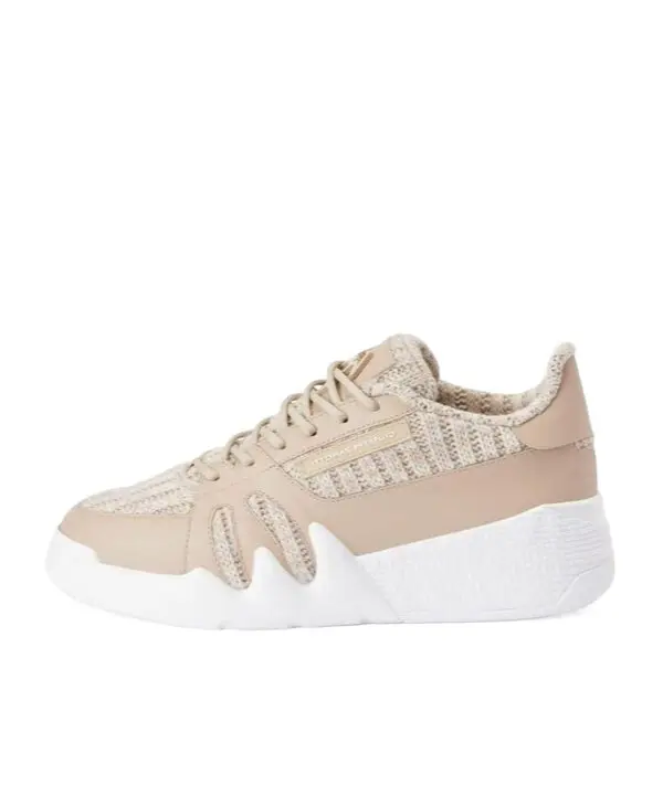 GIUSEPPE ZANOTTI Talon Knit-panel Low Top Sneakers
