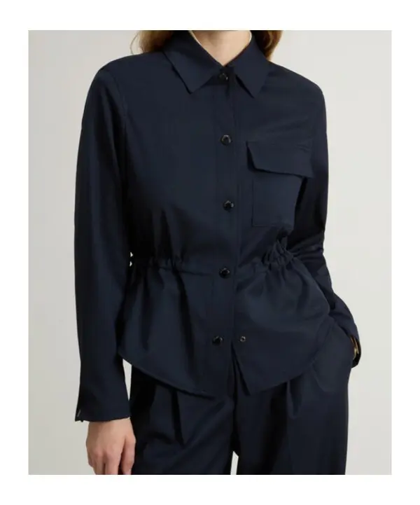 Woolrich Long Sleeved Snapped Overshirt