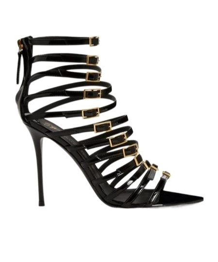 GIUSEPPE ZANOTTI Intriigo Punk Strappy Sandals - Black