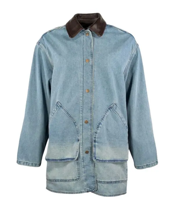 Woolrich Shirt-collar Pocket Denim Jacket