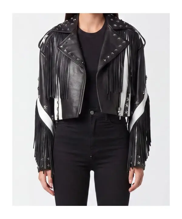 Philipp Plein Moon Leather Jacket