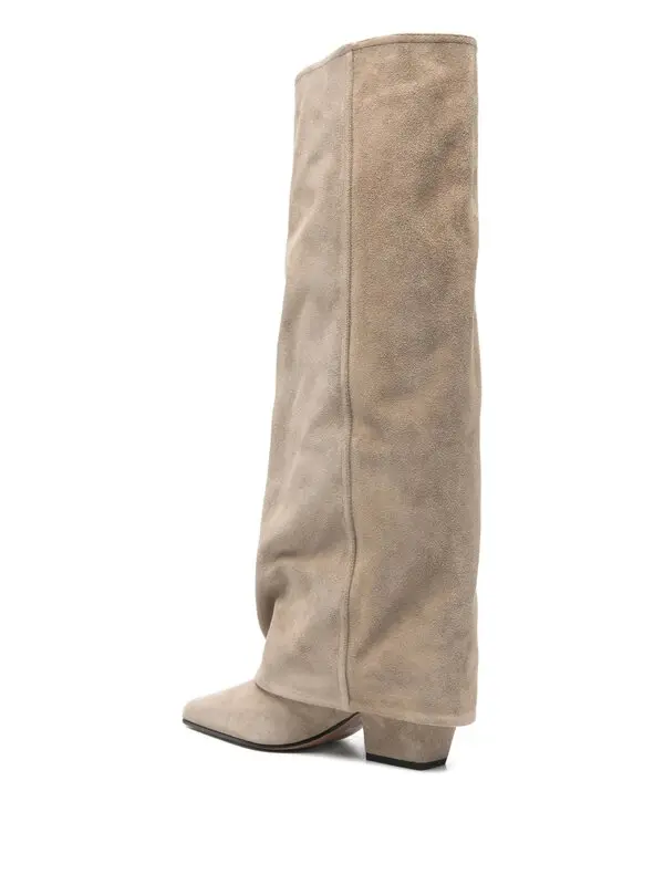 Paris Texas Pointed-toe Suede Boots